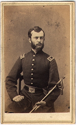 ID'D CDV 2/3 LENGTH VIEW - LT. COL. WILLIAM NELSON GREEN, JR. 25TH MASS ...