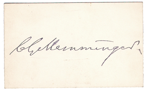 SIGNATURE - CHRISTOPHER MEMMINGER, CS SECRETARY OF THE TREASURY — Horse ...