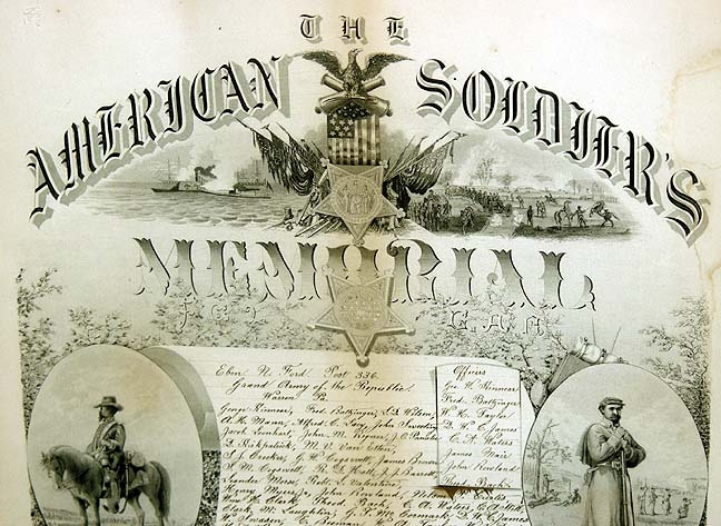 PENNSYLVANIA GAR MEMORIAL & G.A.R. RIBBON - EBEN N. FORD POST 336 ...