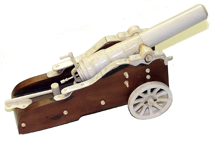 HANDCRAFTED BONE NAVAL DECK GUN — Horse Soldier