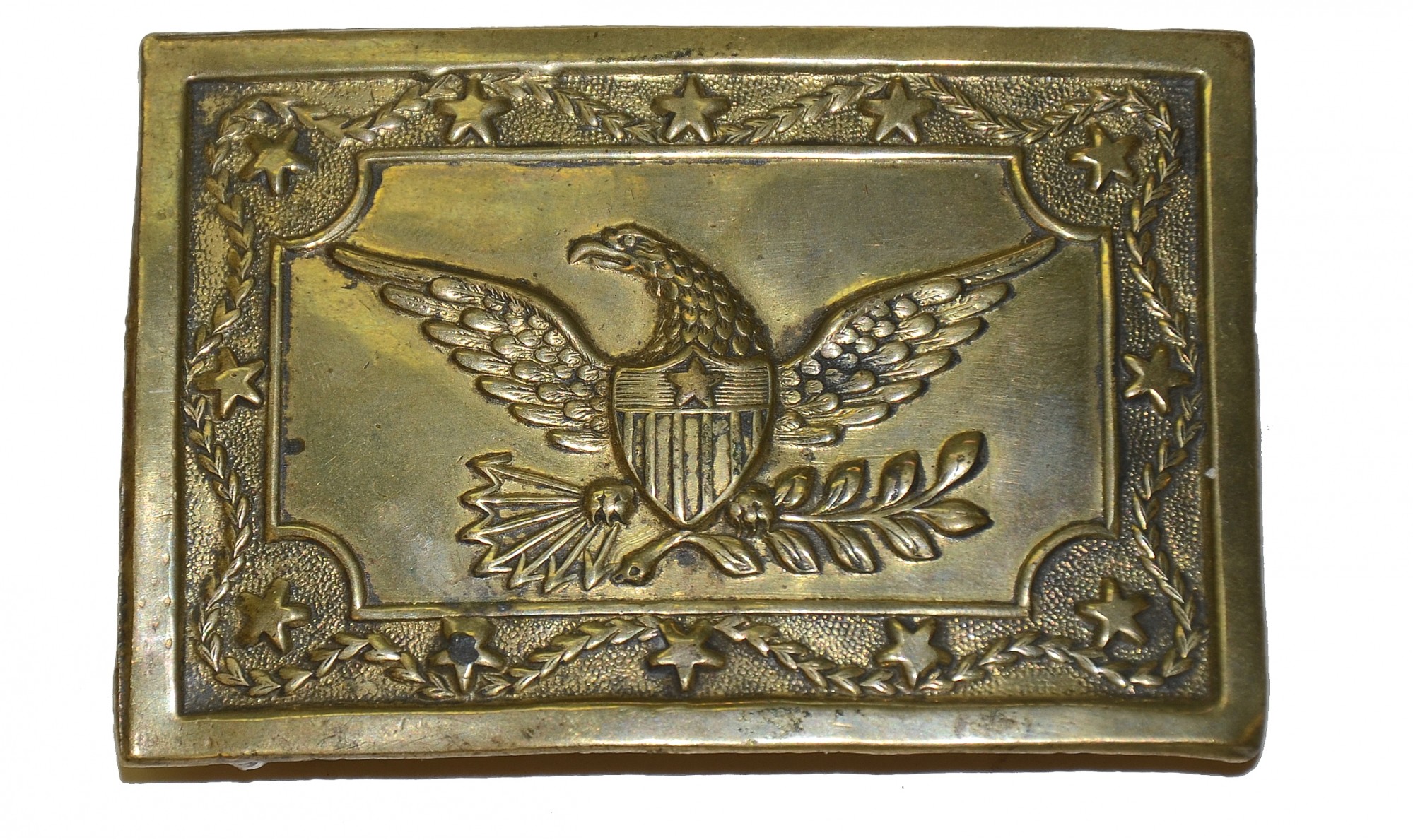 PRE-CIVIL WAR EAGLE MILITIA PLATE — Horse Soldier