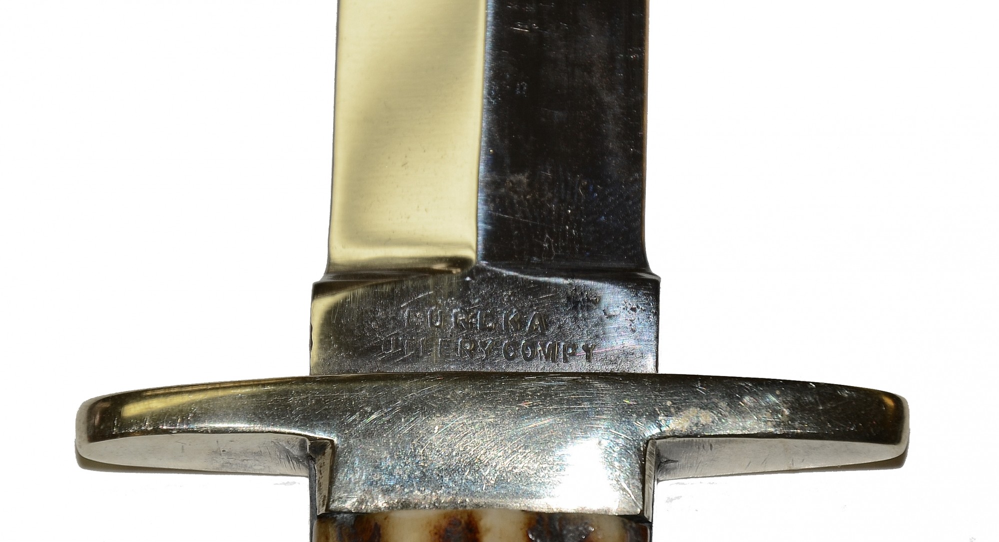 AMERICAN SIDE KNIFE WITH LEATHER SCABBARD — Horse Soldier