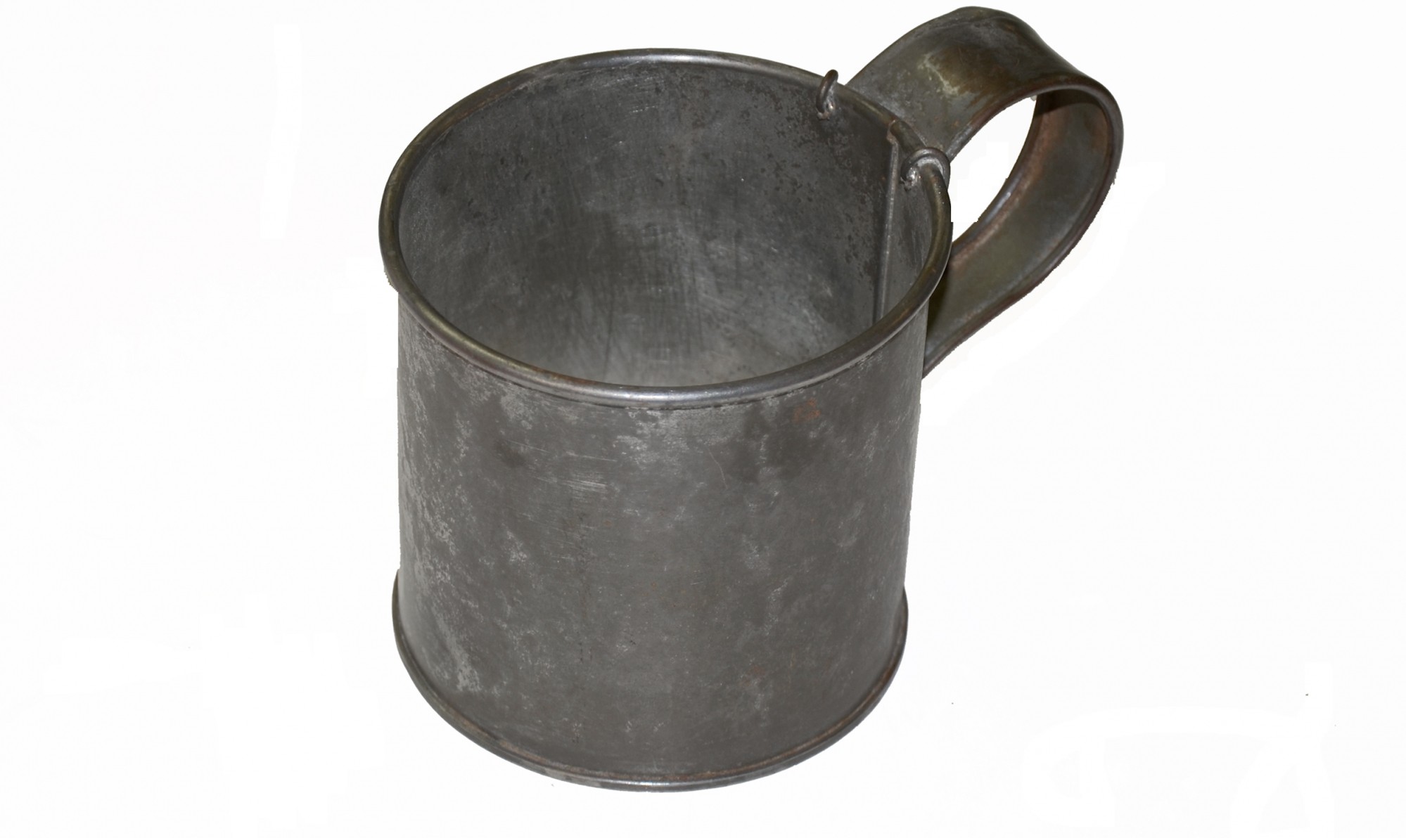 CIVIL WAR ARMY ISSUE CUP WITH INITIALS — Horse Soldier