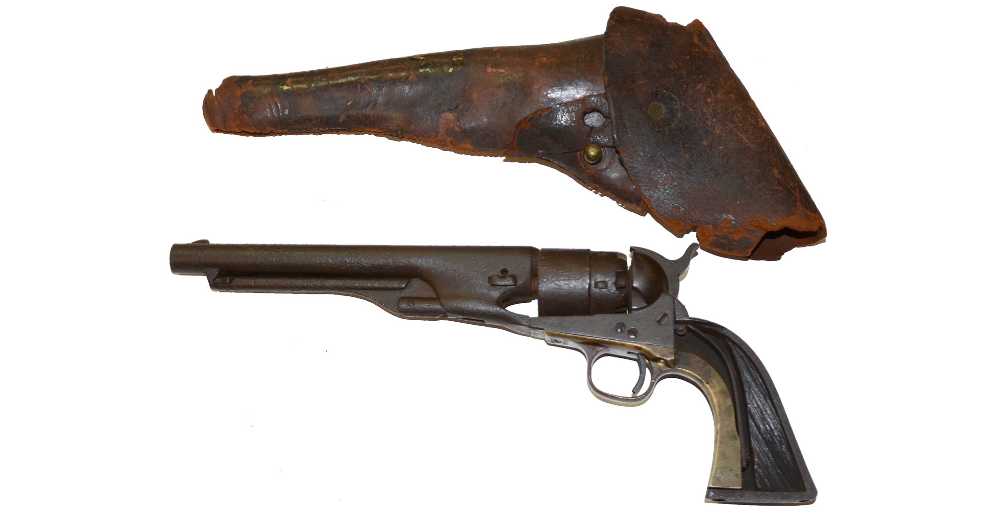 COLT M1860 ARMY REVOLVER SN 130880, WITH HOLSTER — Horse Soldier