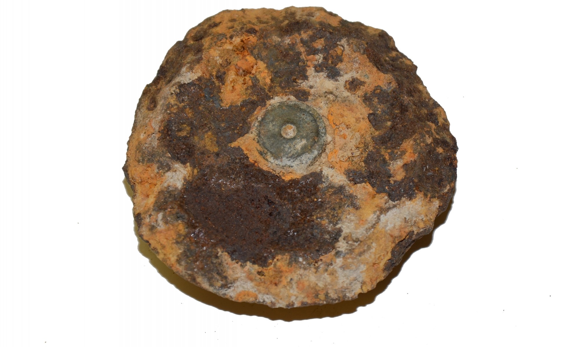 CONFEDERATE SHELL FRAGMENT WITH FUSE FROM GETTYSBURG — Horse Soldier