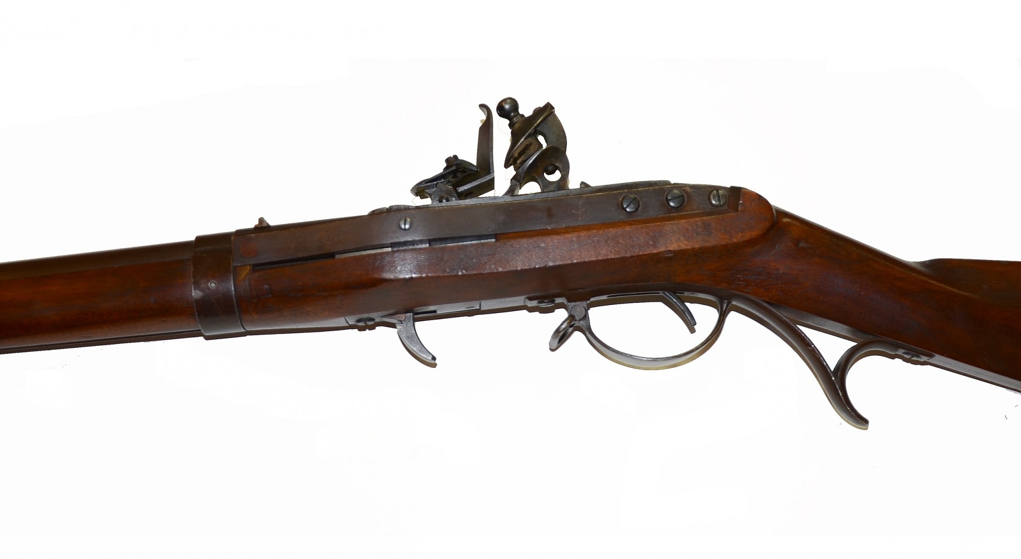 REMARKABLE HALL’S HARPERS FERRY M1819 BREECHLOADING FLINTLOCK RIFLE ...
