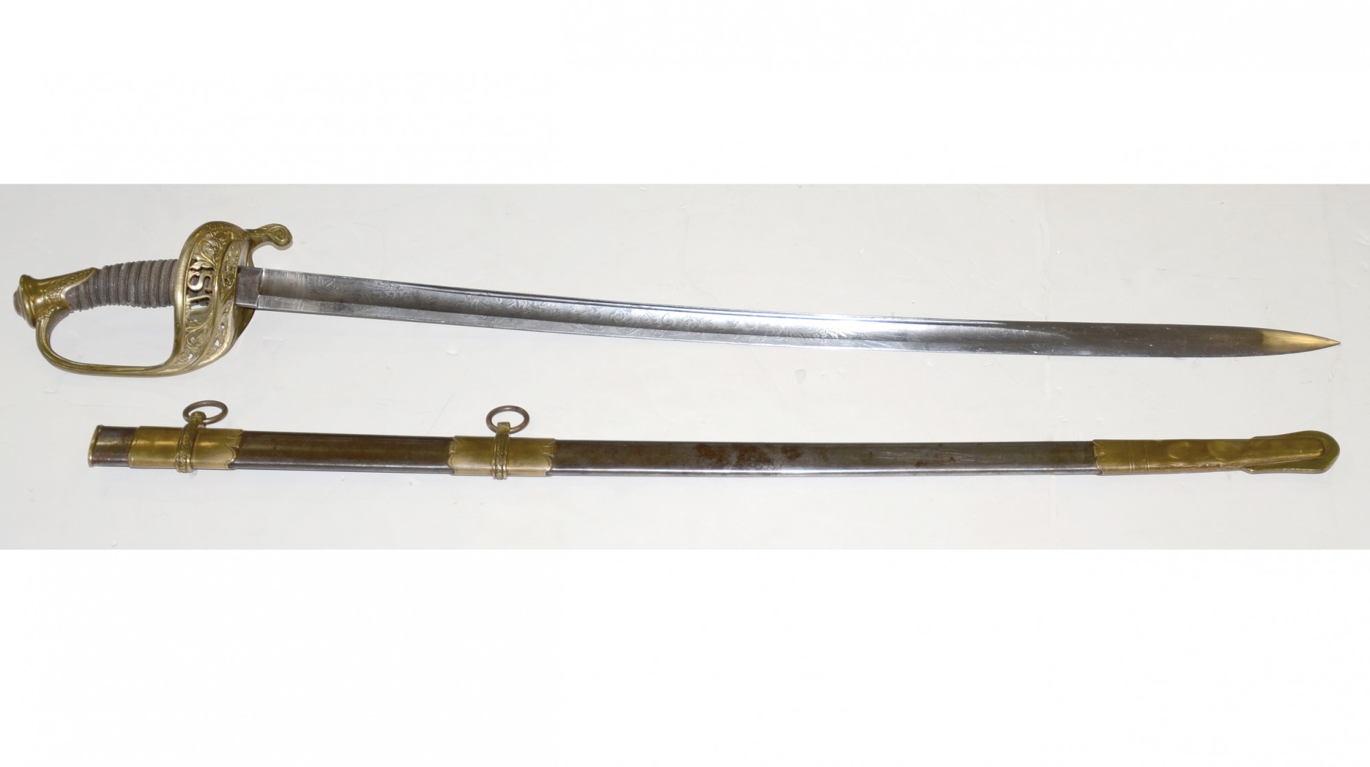 M1850 OFFICER’S STAFF AND FIELD SWORD BY HORSTMANN — Horse Soldier