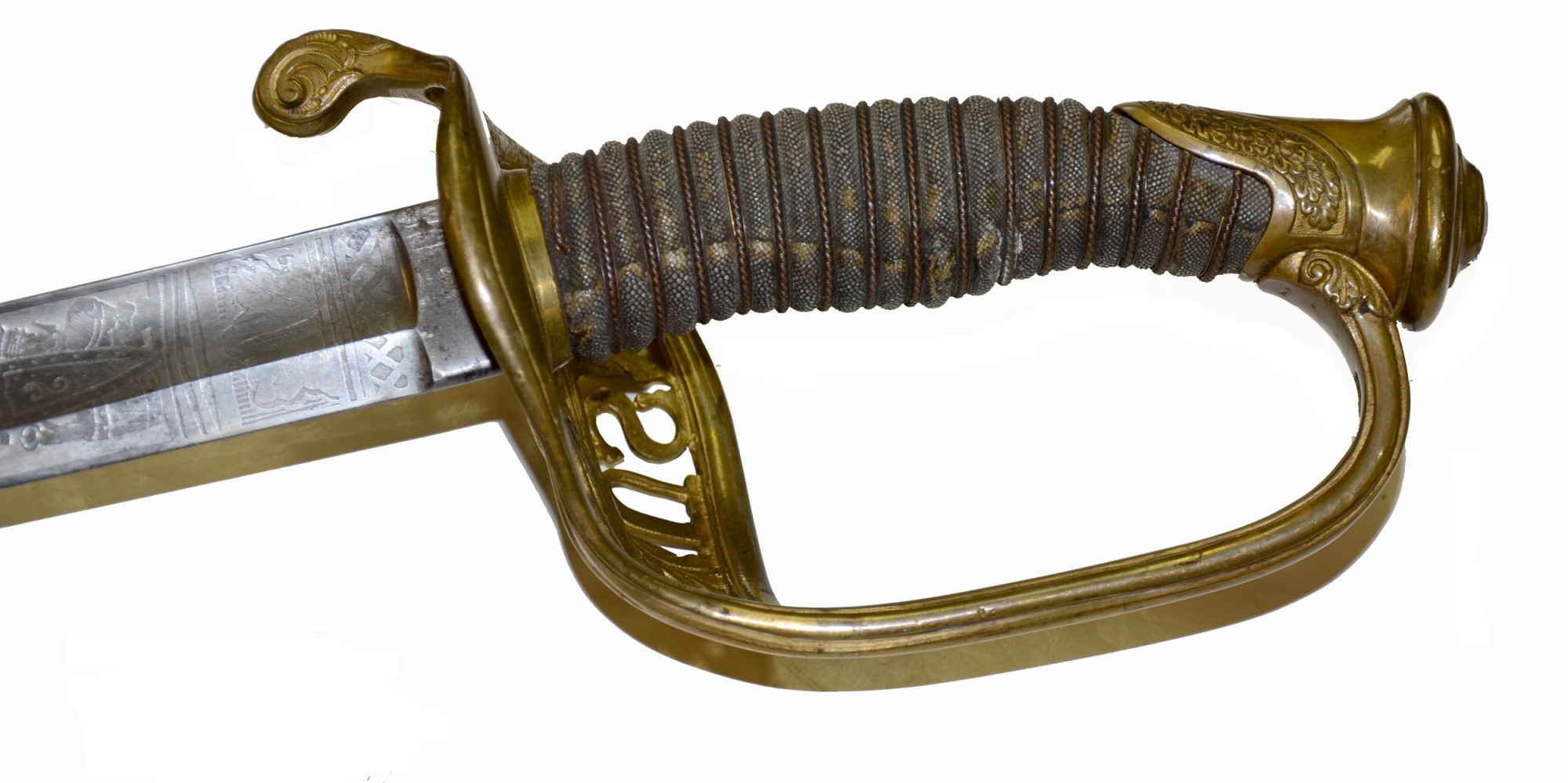 M1850 OFFICER’S STAFF AND FIELD SWORD BY HORSTMANN — Horse Soldier