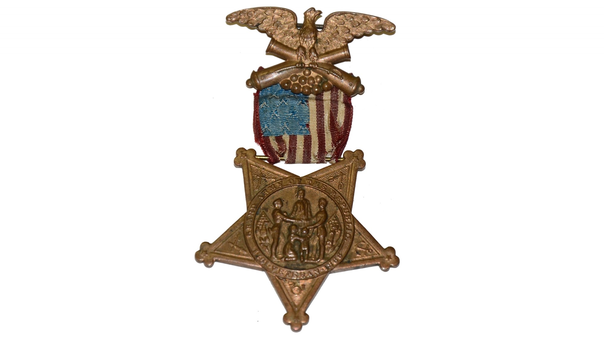 GAR MEMBERSHIP BADGE — Horse Soldier