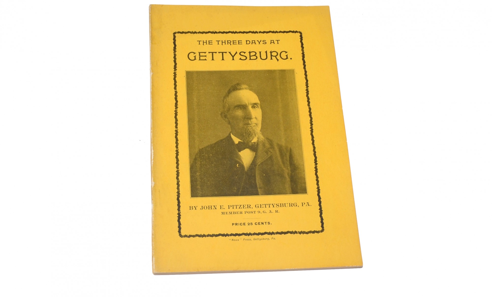BOOK TITLED “THE THREE DAYS AT GETTYSBURG” BY JOHN E. PITZER — Horse ...