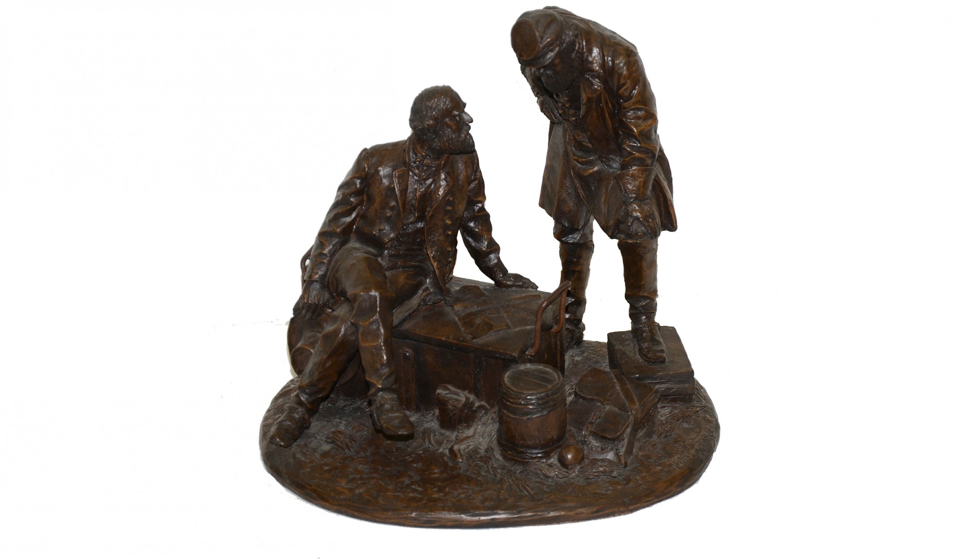 RON TUNISON STATUE “LEE AND JACKSON” — Horse Soldier