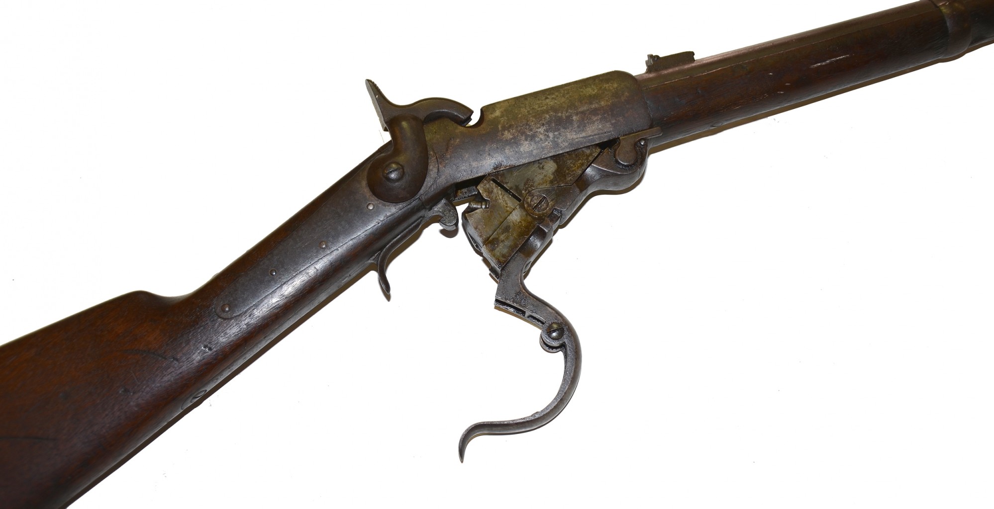 FOURTH MODEL BURNSIDE CARBINE IN GOOD ORIGINAL CONDITION — Horse Soldier