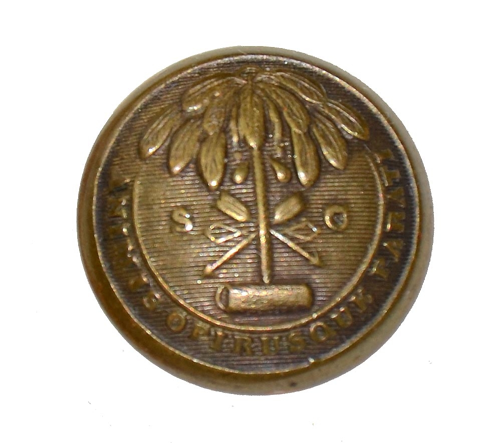 SOUTH CAROLINA MILITIA COAT BUTTON — Horse Soldier