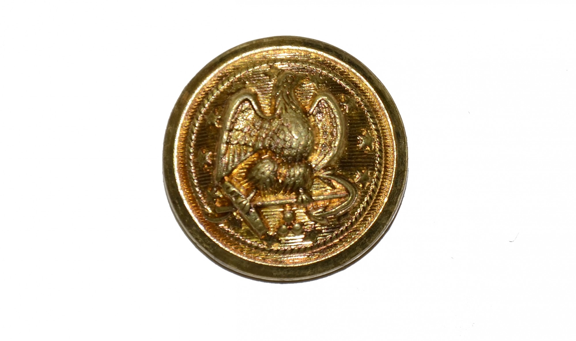 CIVIL WAR US NAVY BUTTON MANUFACTURED BY STARKEY, LONDON — Horse Soldier