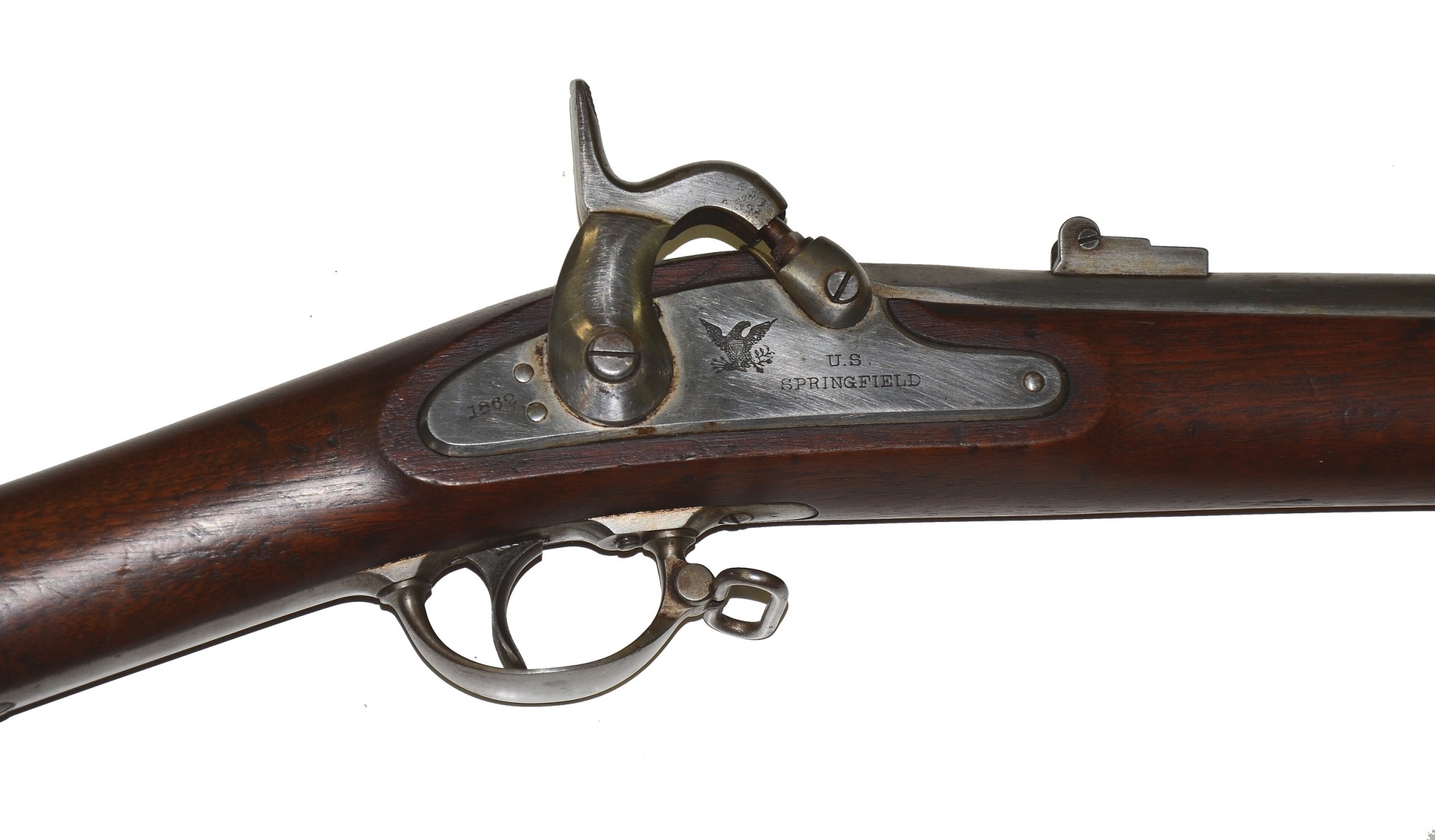 VERY FINE MODEL 1861 U.S. SPRINGFIELD MUSKET DATED 1862 — Horse Soldier