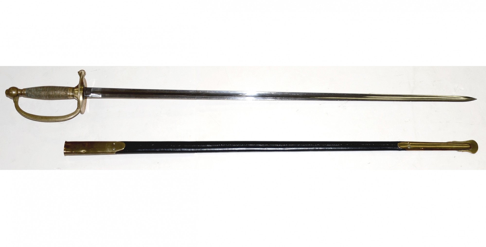 US MODEL 1840 NCO SWORD, DATED 1864 — Horse Soldier