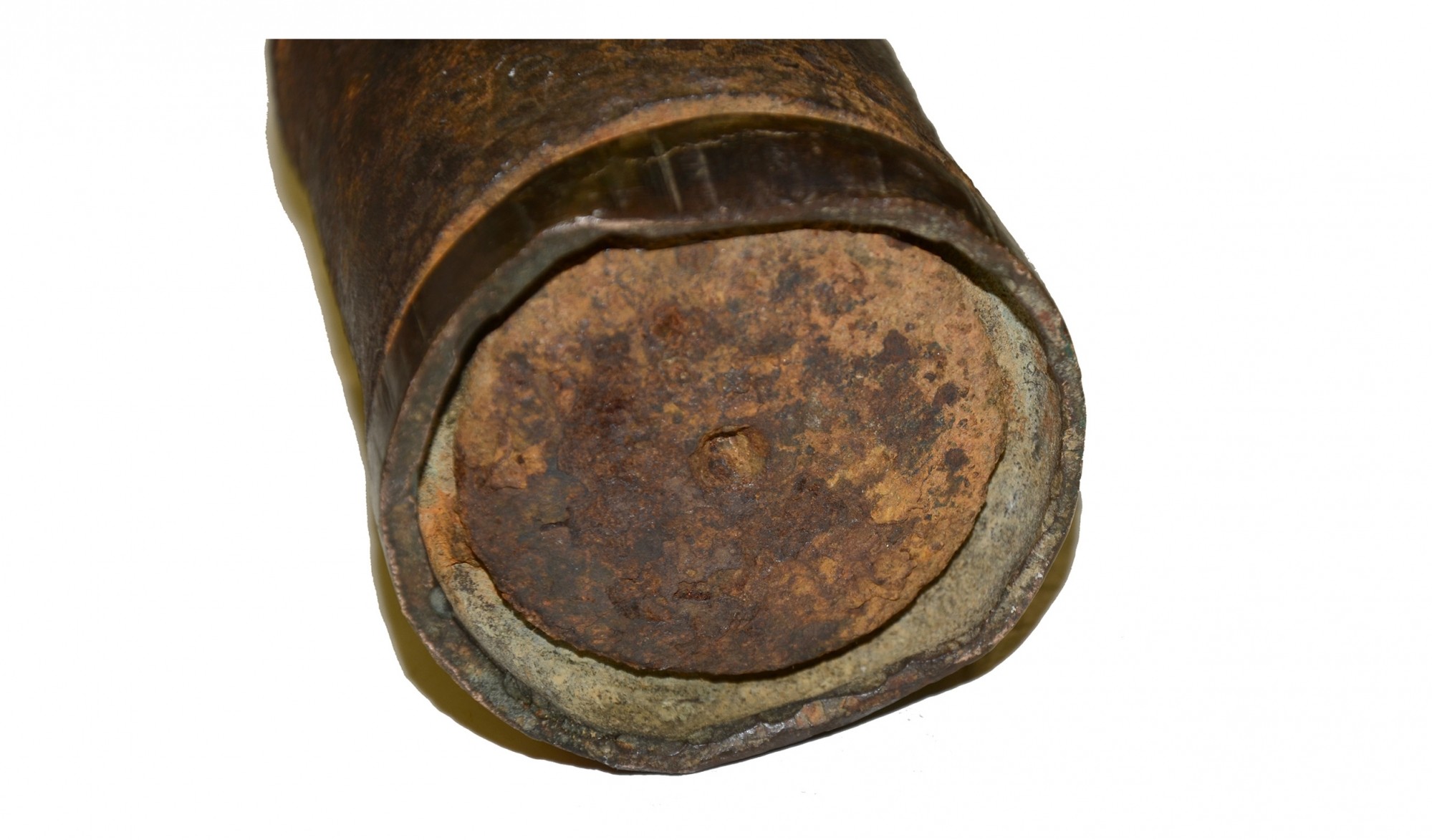 CONFEDERATE 3 INCH READ “VIRGINIA PATTERN” READ SHELL FROM GETTYSBURG ...