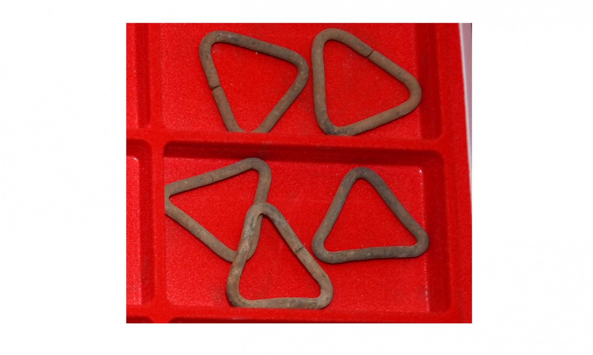 TRIANGULAR KNAPSACK HOOKS FROM GETTYSBURG — Horse Soldier