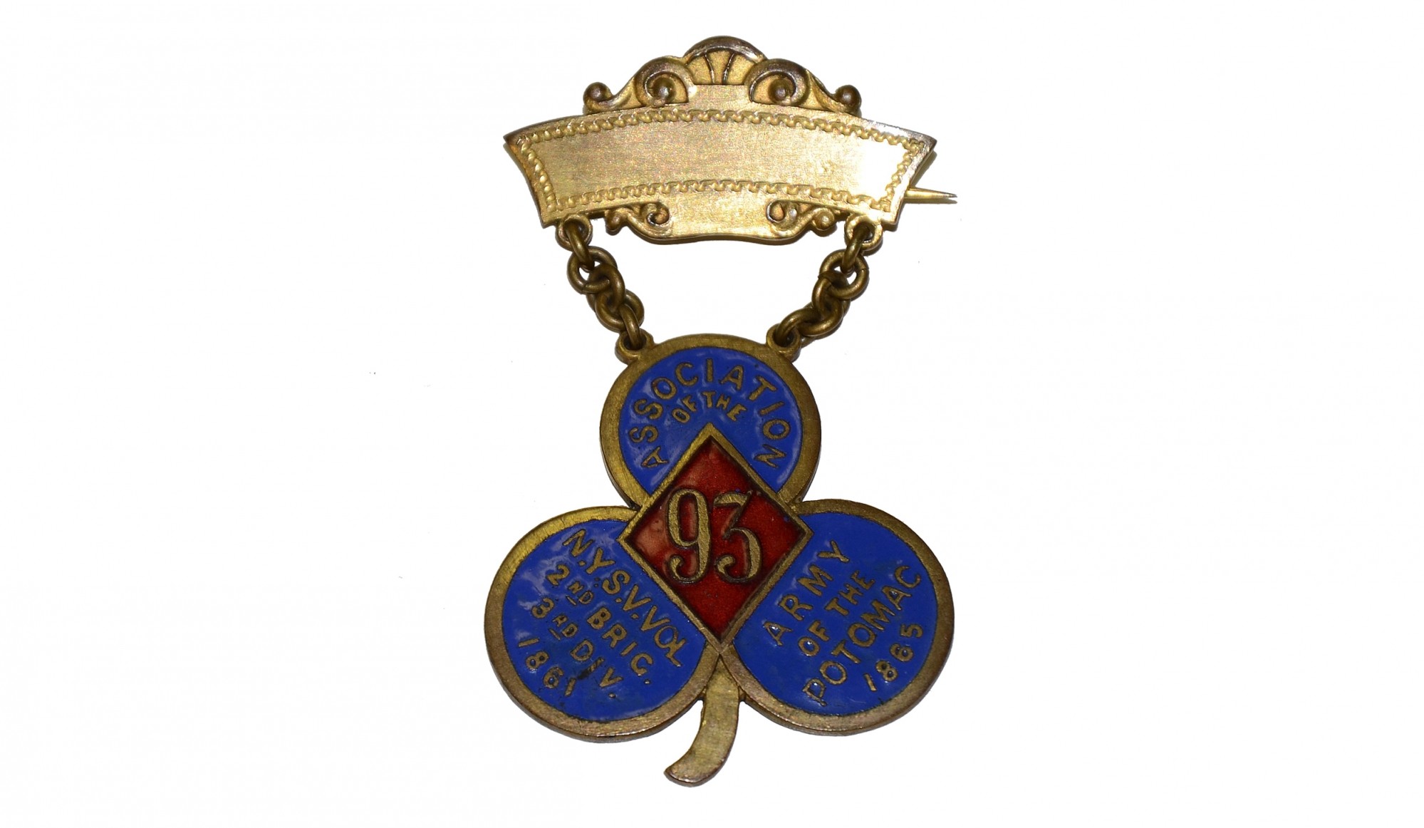 93rd NEW YORK INFANTRY MEDAL GROUPING ID’D TO CAPTAIN WILLIAM H ...