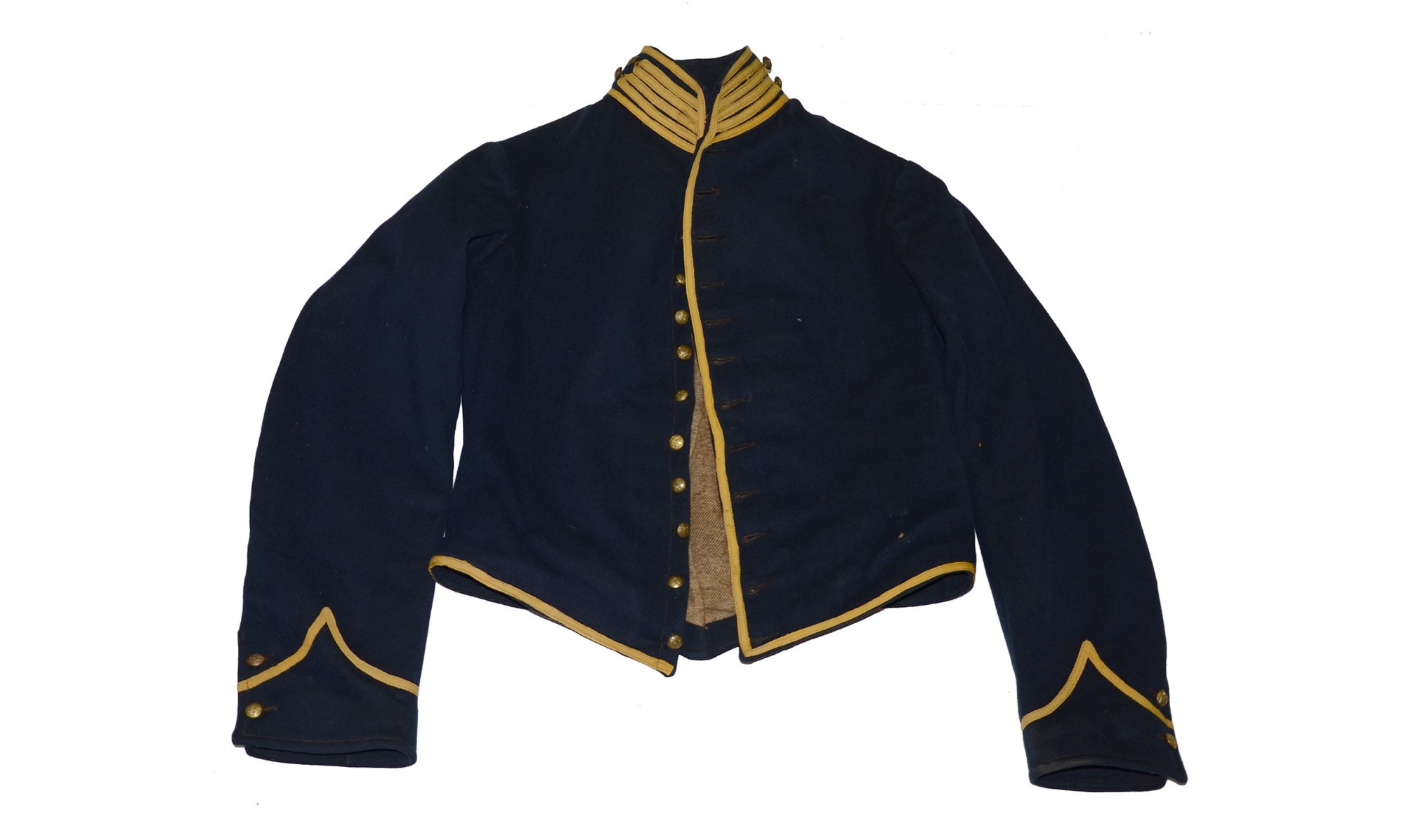 FINE, GOVERNMENT-INSPECTED, FEDERAL CAVALRYMAN’S UNIFORM SHELL JACKET ...