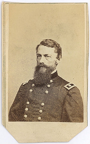 CDV WAIST LENGTH VIEW MAJ. GEN. GEORGE STONEMAN — Horse Soldier