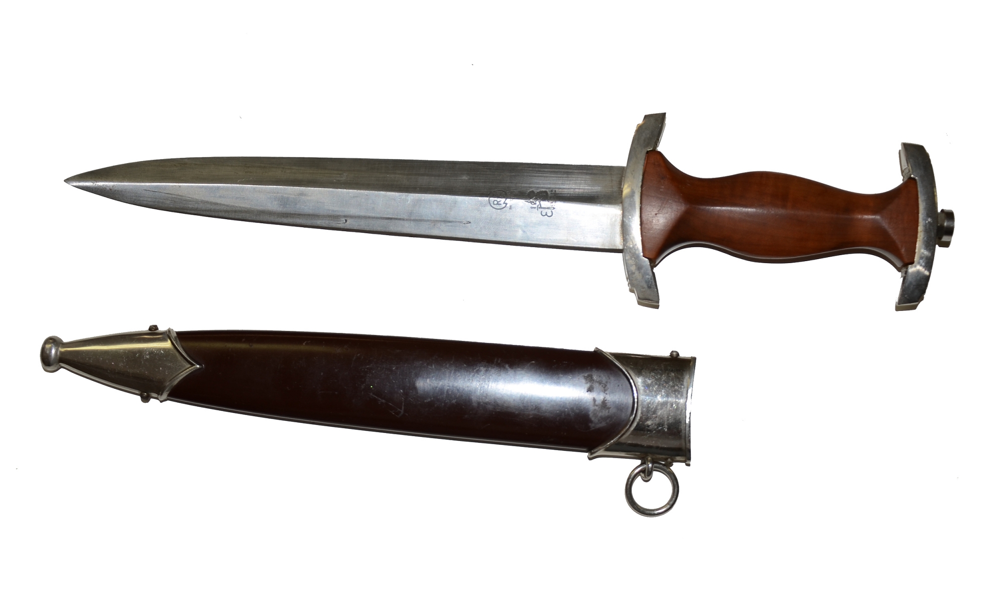 WORLD WAR TWO GERMAN SA DAGGER WITH DOUBLE TRADE MARK — Horse Soldier