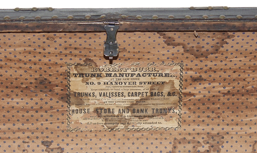 CIVIL WAR-ERA OFFICER'S DITTY BOX — Horse Soldier