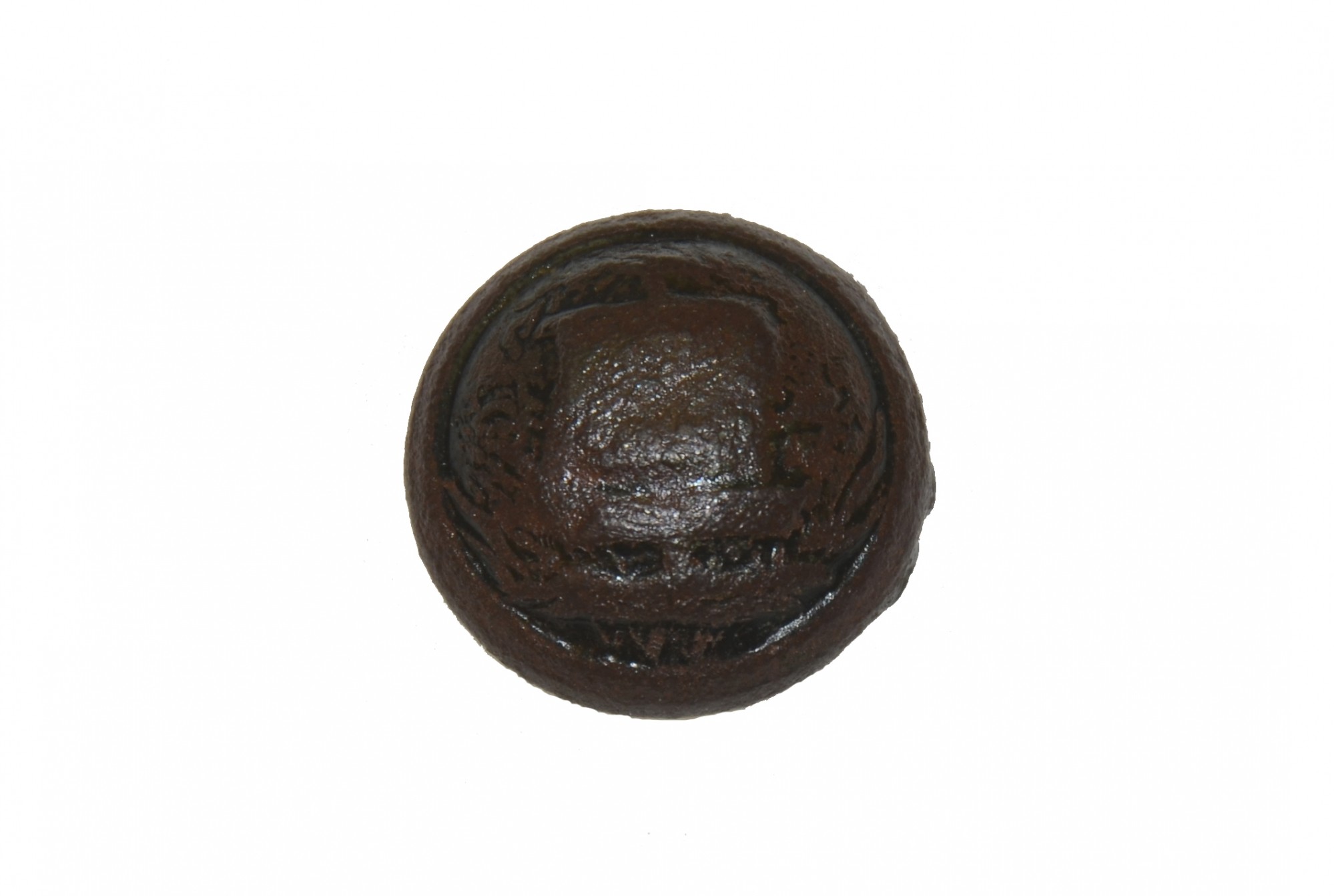 VERY RARE EXCAVATED CIVIL WAR ALABAMA STATE SEAL BUTTON — Horse Soldier