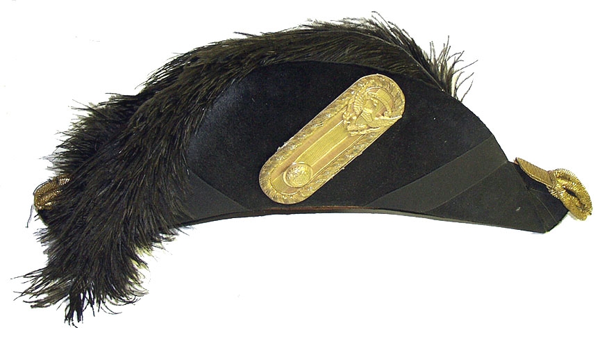 WONDERFUL, ORIGINAL CONDITION RHODE ISLAND MILITIA OFFICER'S CHAPEAU DE ...