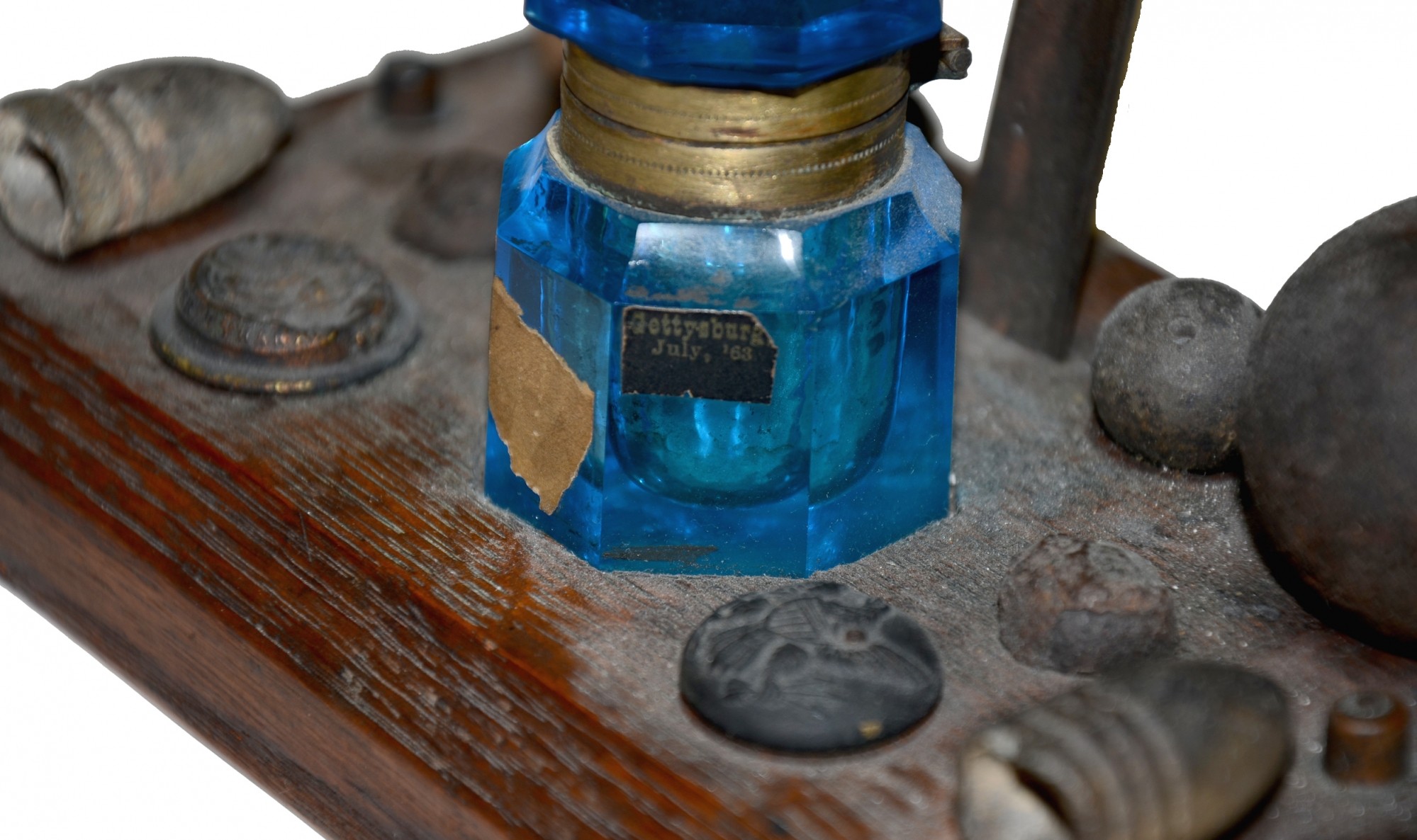 GETTYSBURG RELIC DESK SET BY JOHN GOOD — Horse Soldier