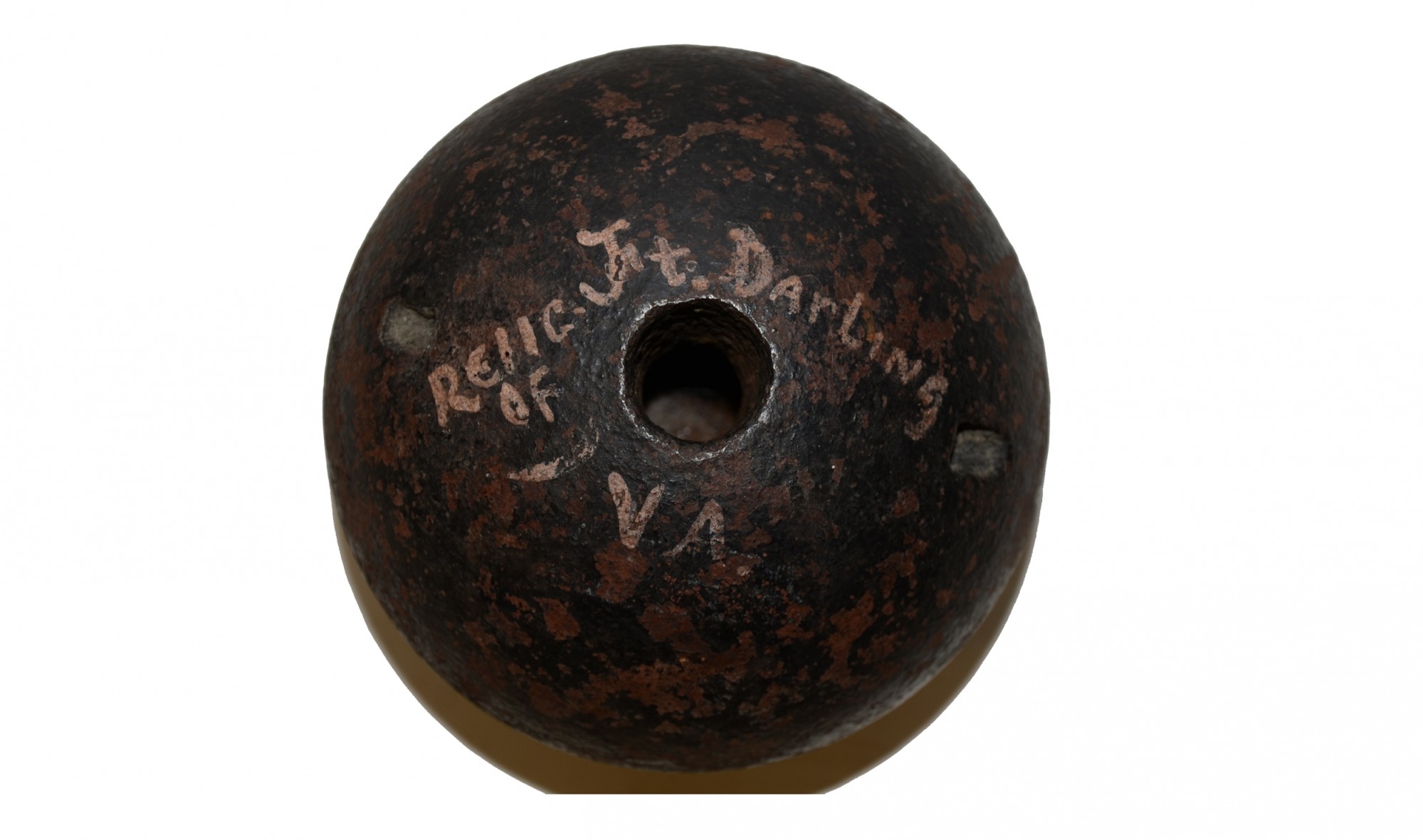 US 8 INCH NAVAL SPHERICAL MORTAR SHELL FROM OLD MUSEUM / GAR POST ...