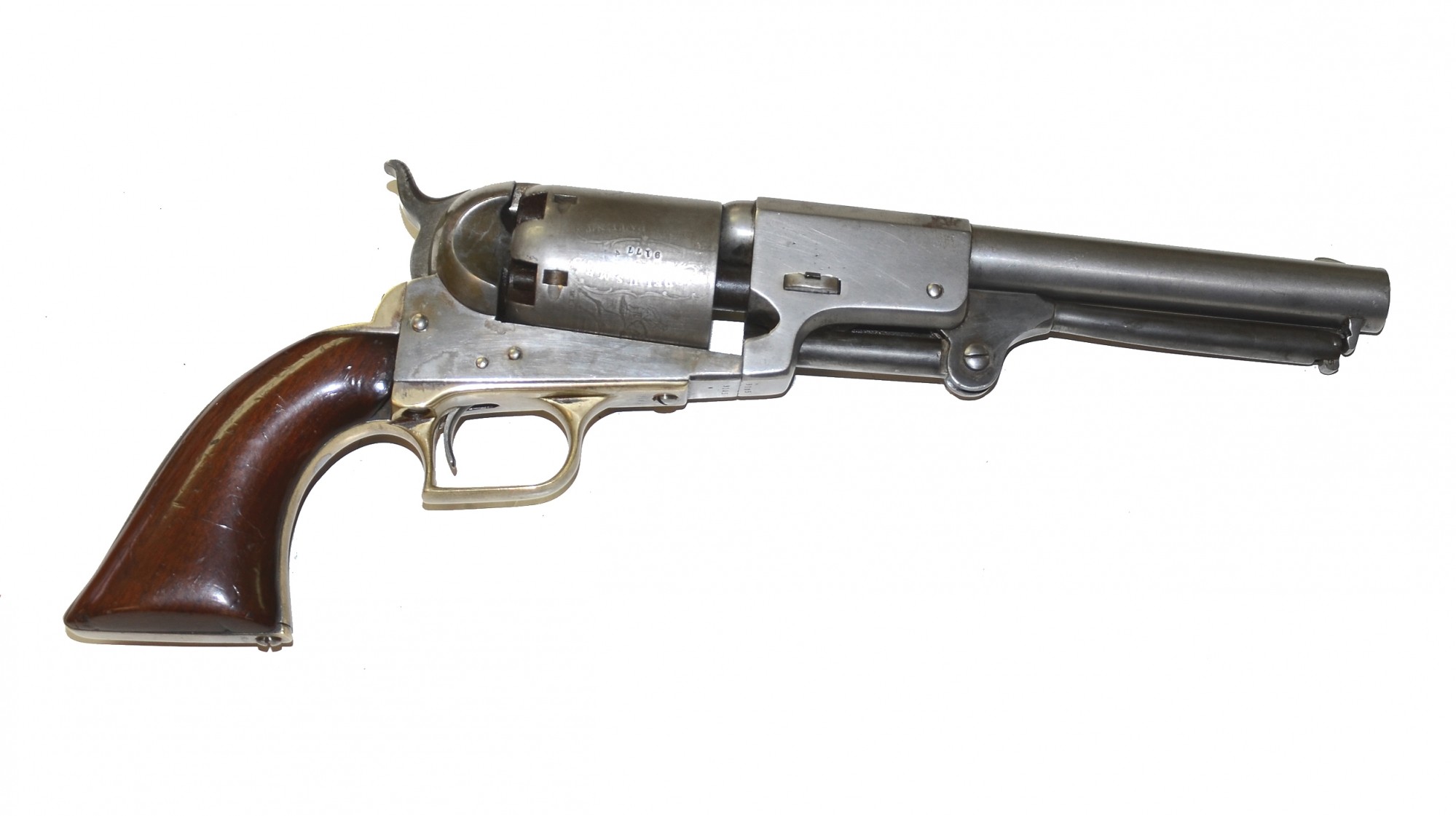 ORIGINAL, GOVERNMENT ISSUE, SECOND MODEL COLT DRAGOON REVOLVER IN FINE ...