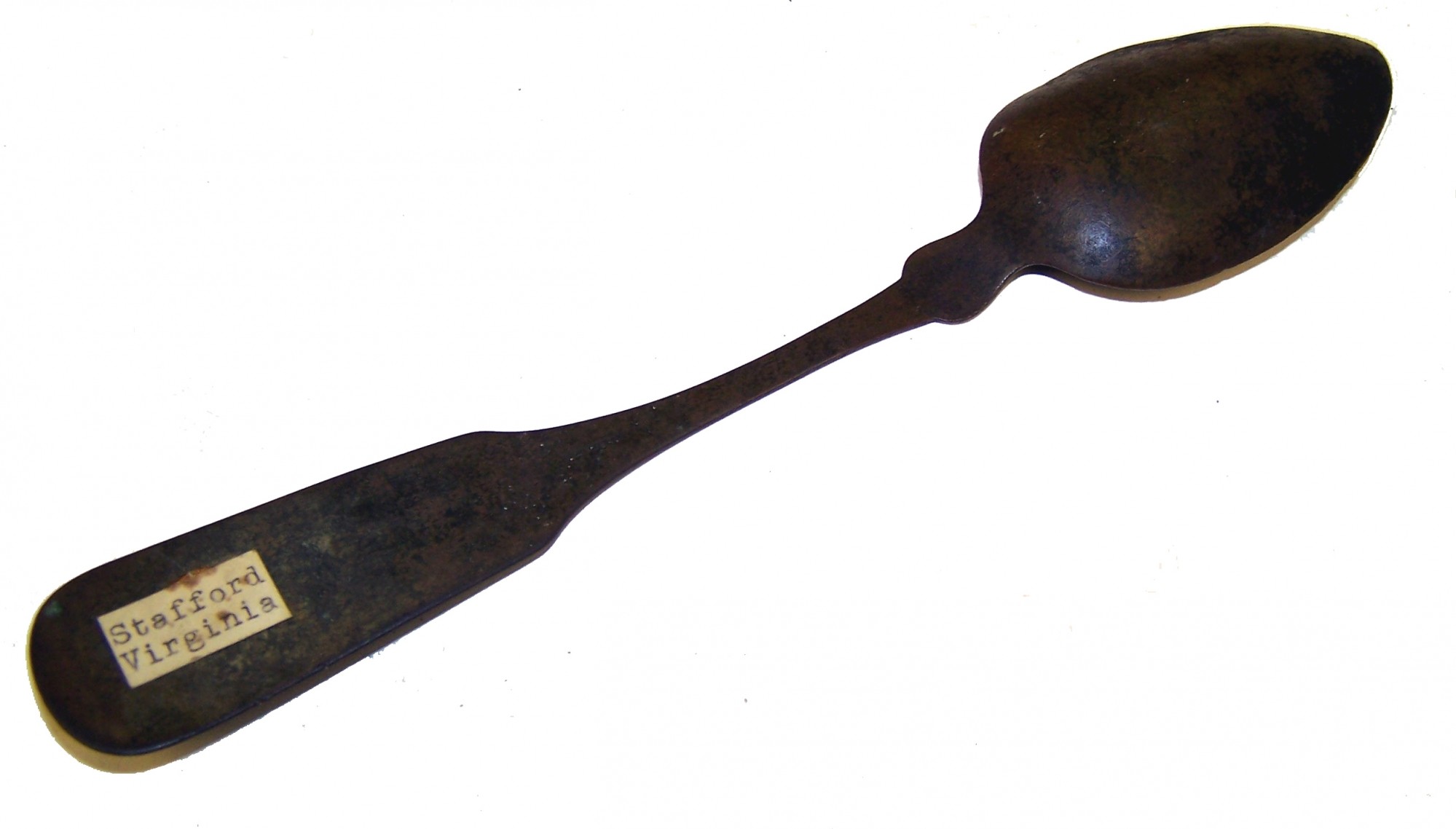 LARGE CAMP SPOON RECOVERED FROM STAFFORD COUNTY, VIRGINIA — Horse Soldier