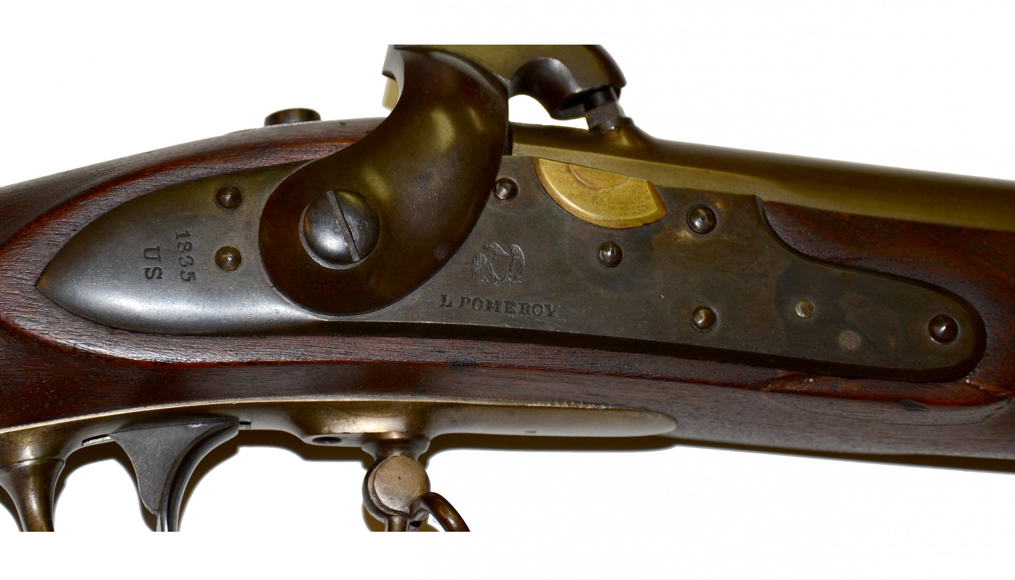 POMEROY M1816 CONTRACT MUSKET ALTERED TO PERCUSSION — Horse Soldier