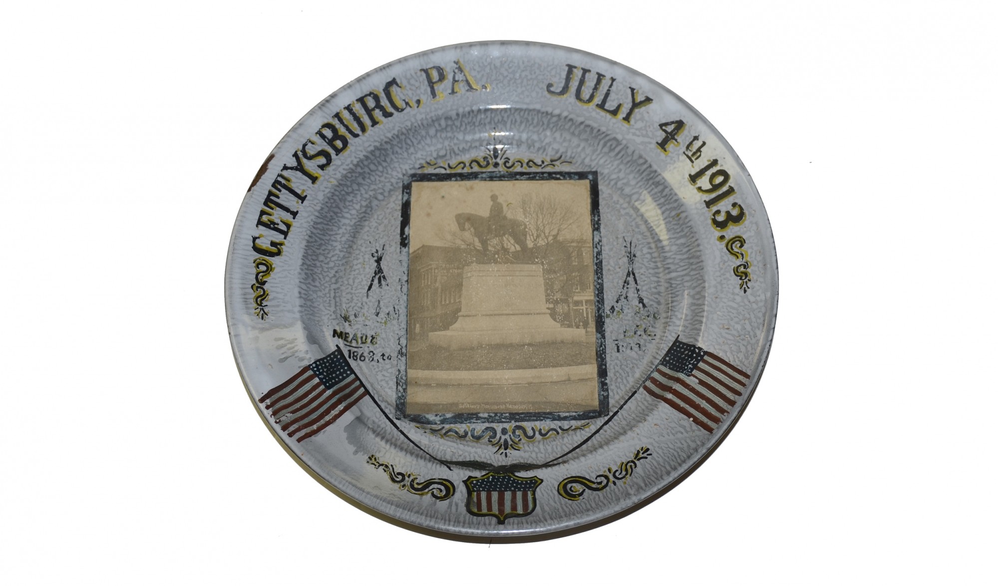 GETTYSBURG 50TH REUNION PLATE — Horse Soldier