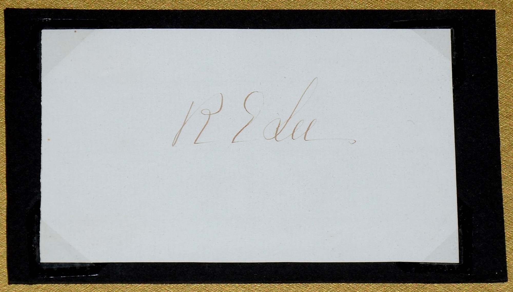 SIGNATURE – GENERAL ROBERT E. LEE — Horse Soldier