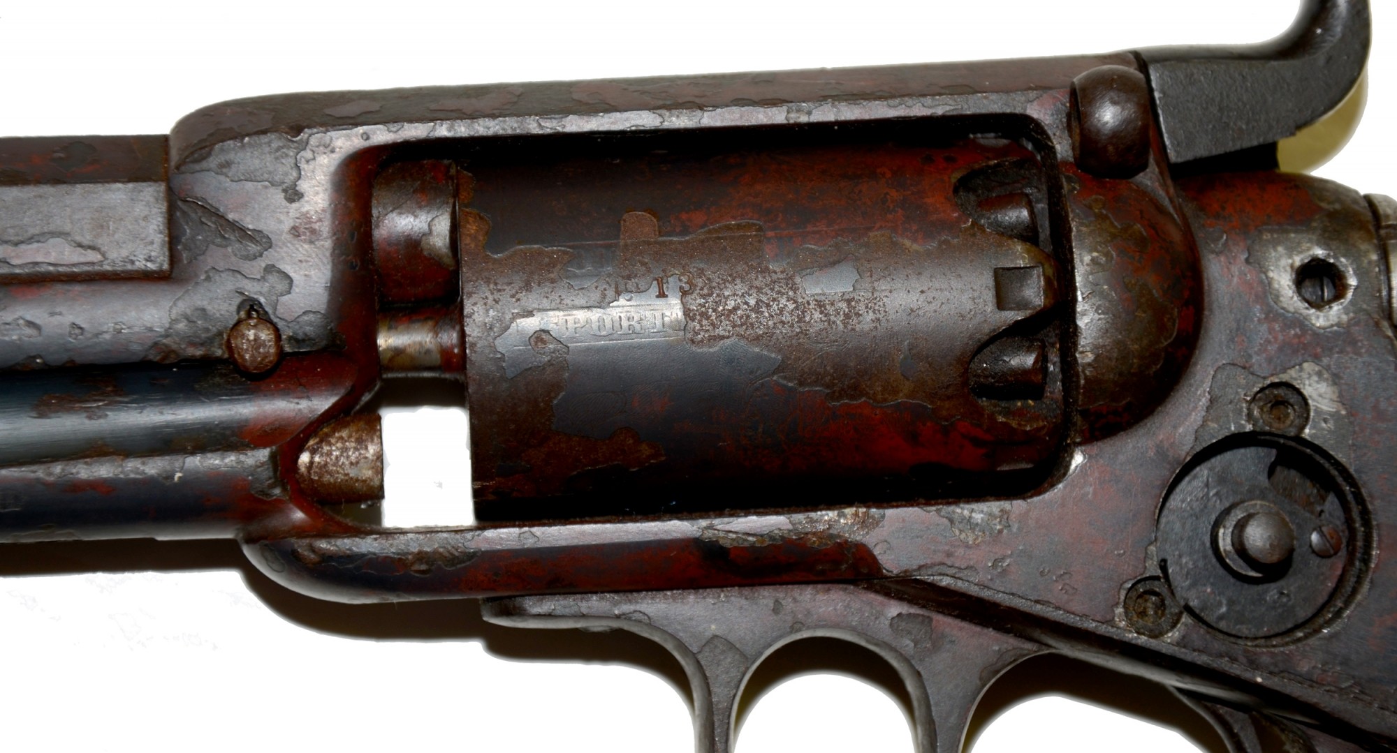 RELIC SPECIMEN OF A M1855 “FIRST MODEL” COLT SPORTING RIFLE FROM THE ...