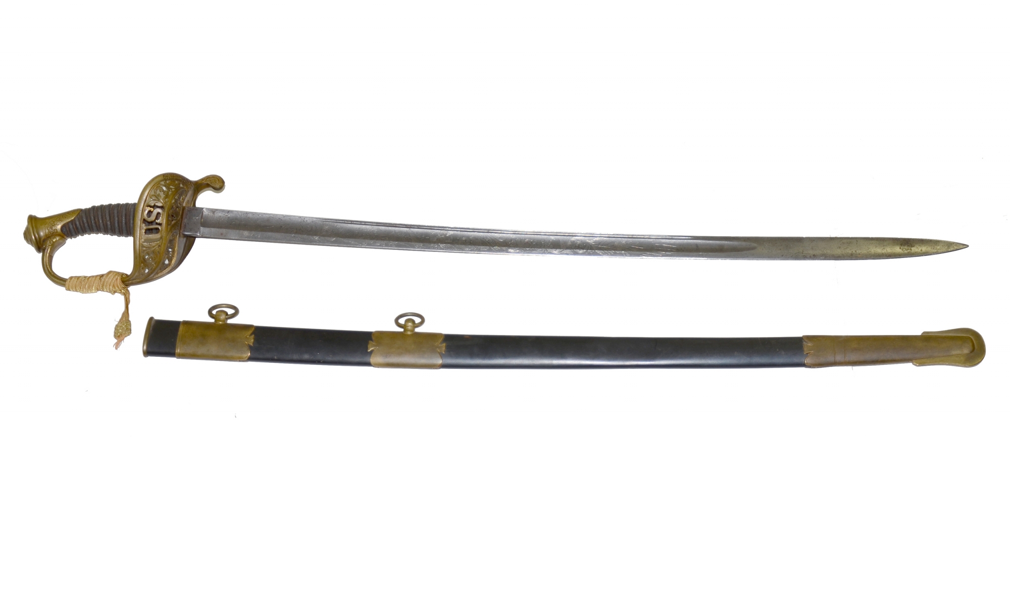 M1850 OFFICER’S STAFF AND FIELD SWORD BY HORSTMANN — Horse Soldier