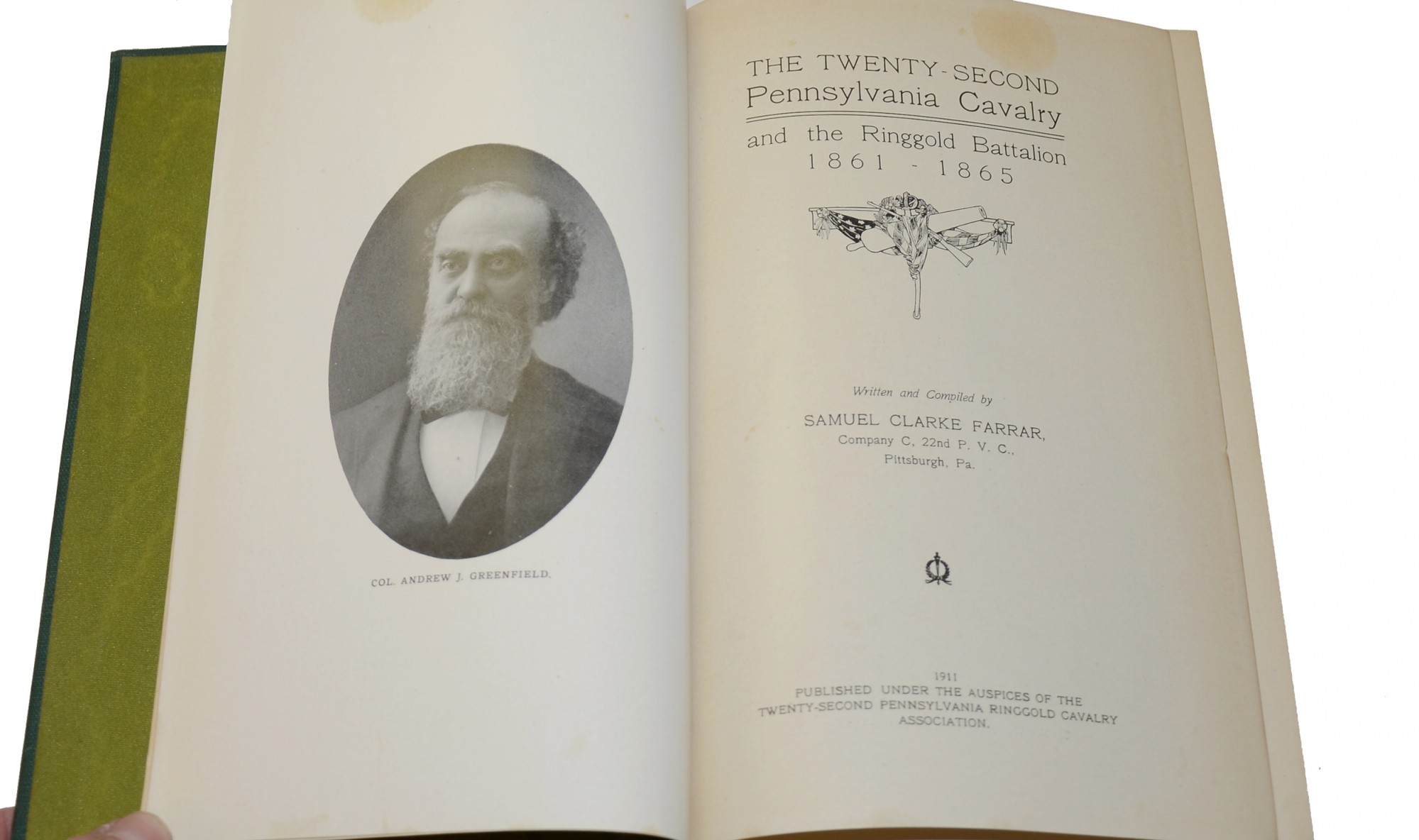 THE TWENTY-SECOND PENNSYLVANIA CAVALRY AND RINGGOLD BATTALION, 1861-65 ...