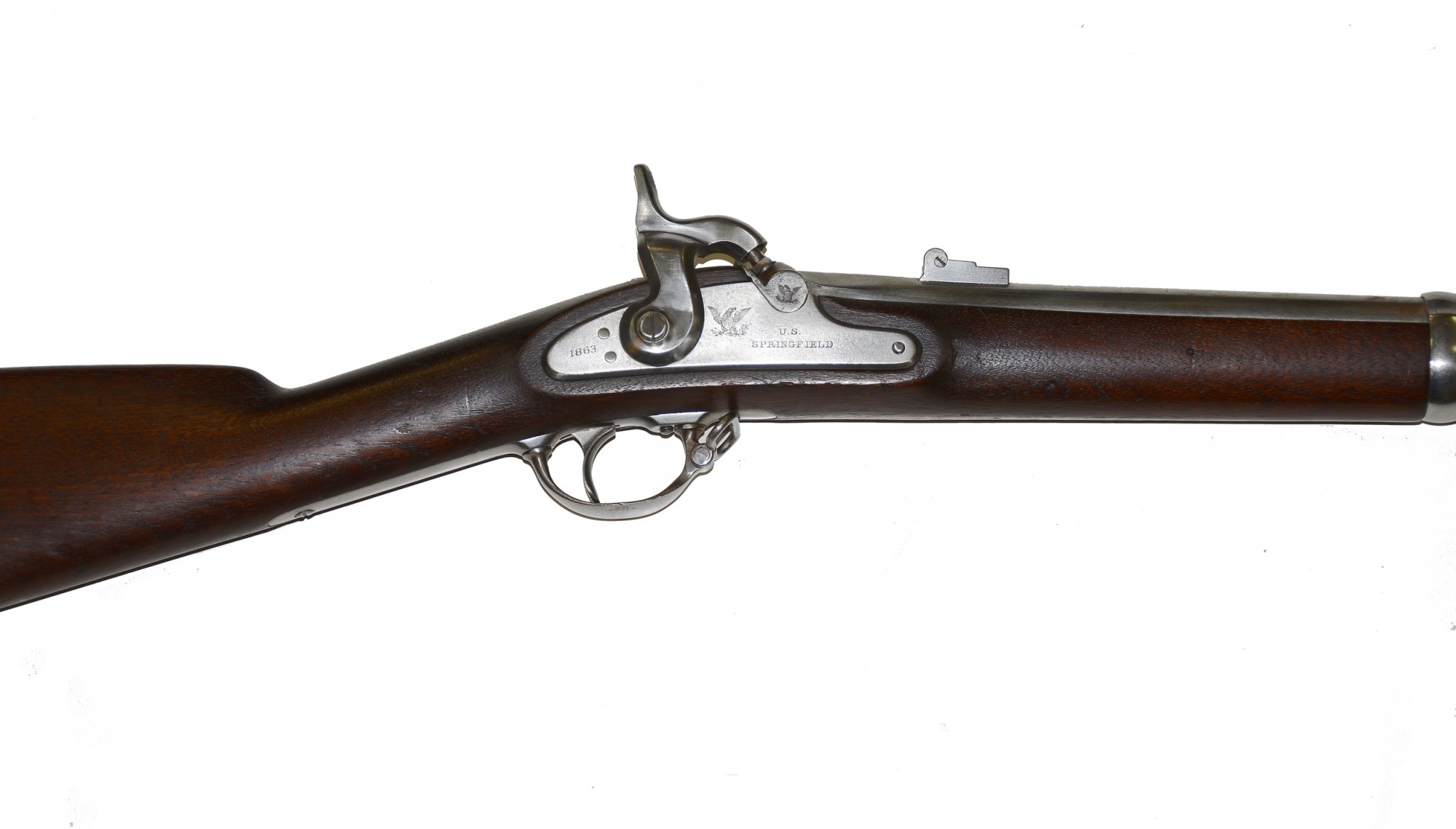 FINE SPRINGFIELD M1863 TYPE II RIFLE MUSKET, DATED 1863 — Horse Soldier