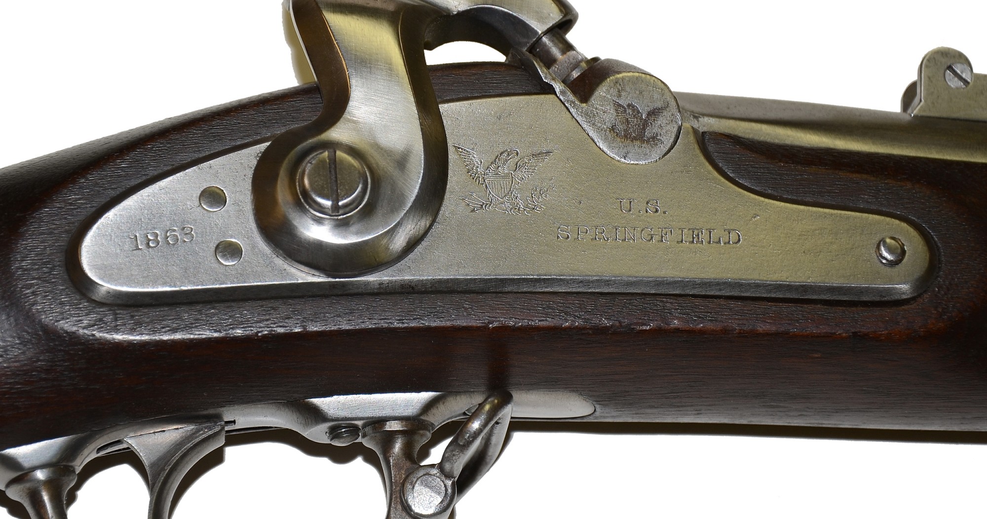 FINE SPRINGFIELD M1863 TYPE II RIFLE MUSKET, DATED 1863 — Horse Soldier