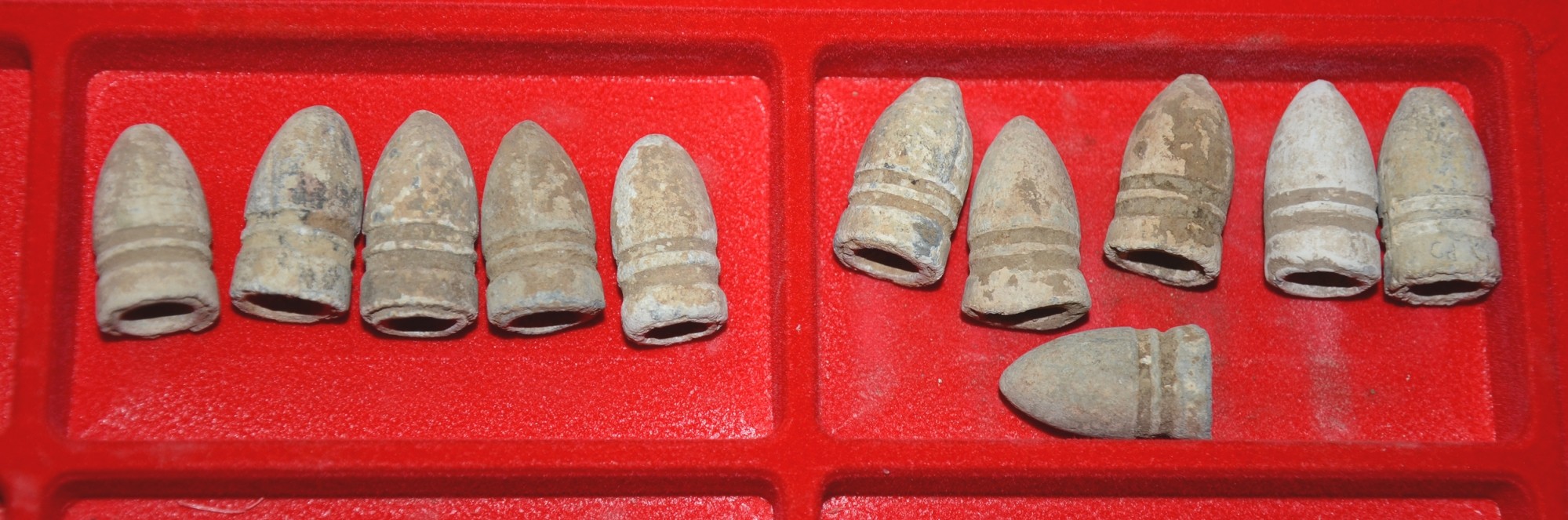 DROPPED .58 CONFEDERATE GARDNER BULLETS FROM THE VALLEY OF DEATH ...