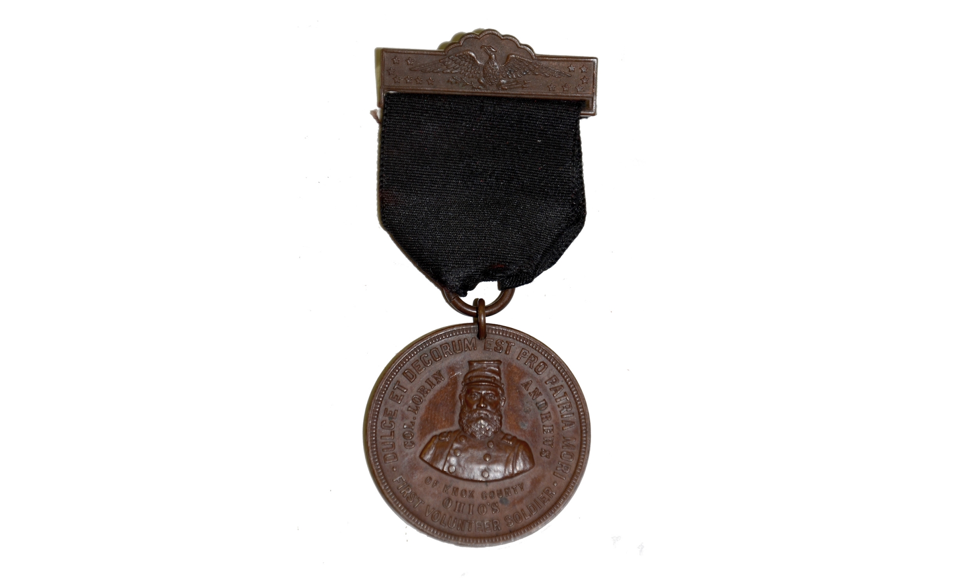 1898 DEPARTMENT OF OHIO GAR MEDAL — Horse Soldier