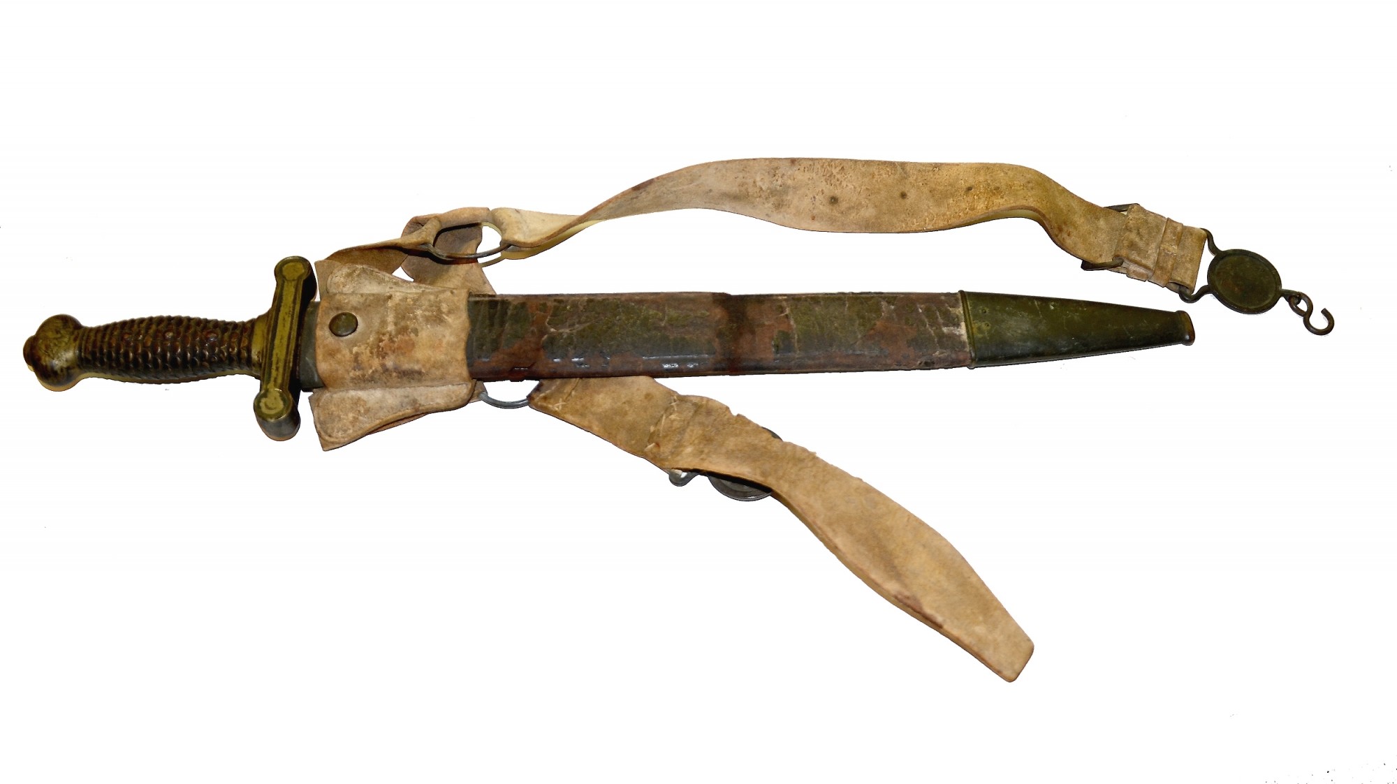 MODEL 1832 FOOT ARTILLERY BELT & EARLY PRODUCTION SWORD — Horse Soldier
