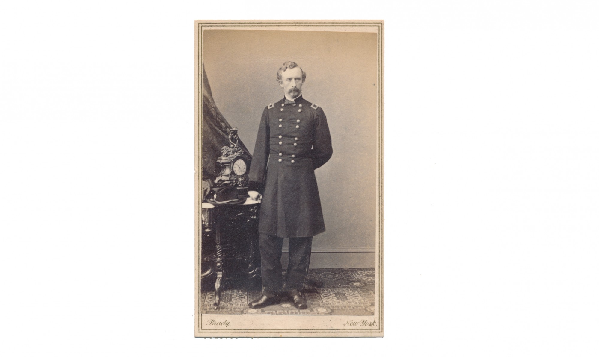 FULL STANDING WARTIME CDV VIEW OF GEORGE ARMSTRONG CUSTER BY BRADY ...