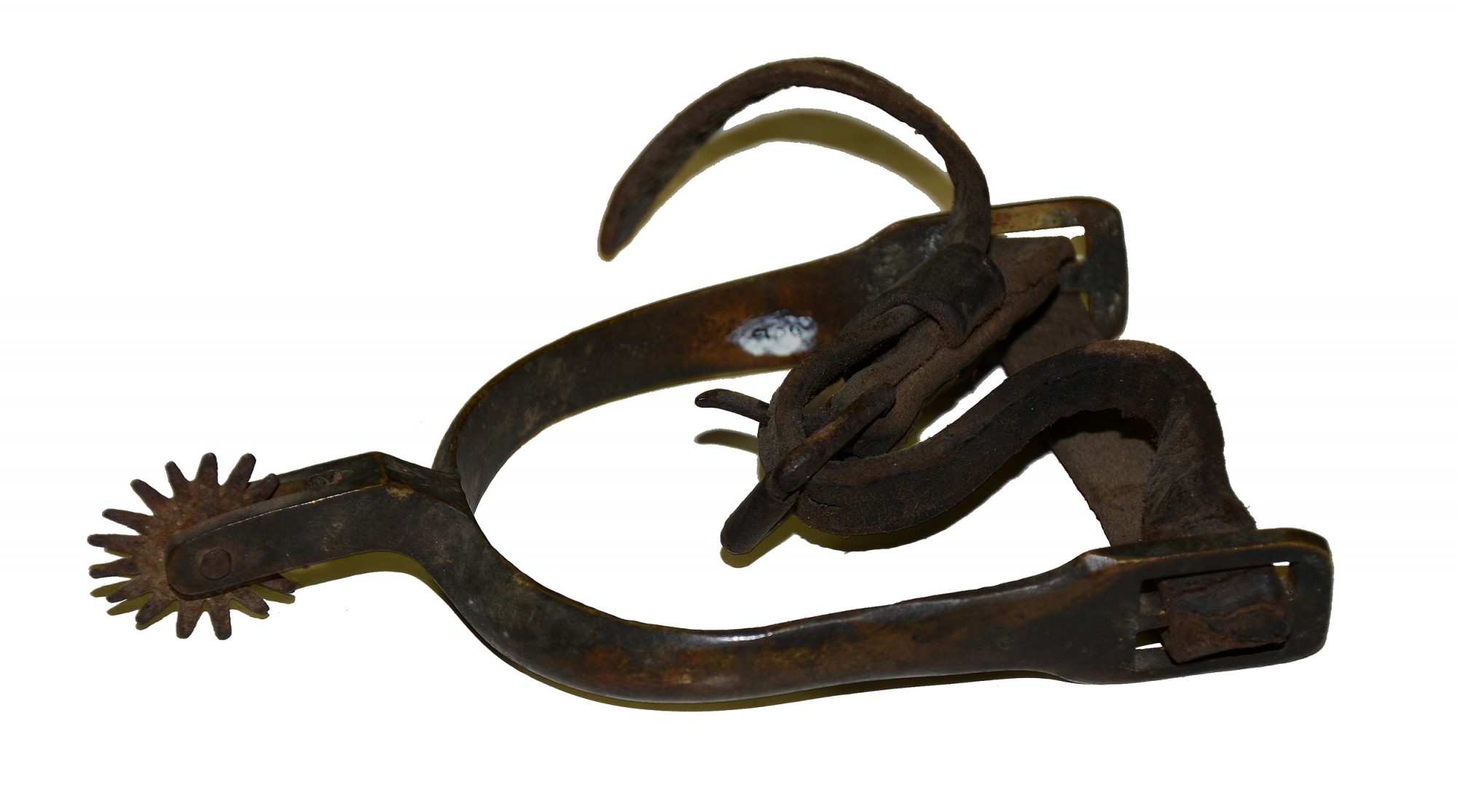NICE CONFEDERATE BRASS CAVALRY SPUR FROM GETTYSBURG MUSEUM COLLECTION ...