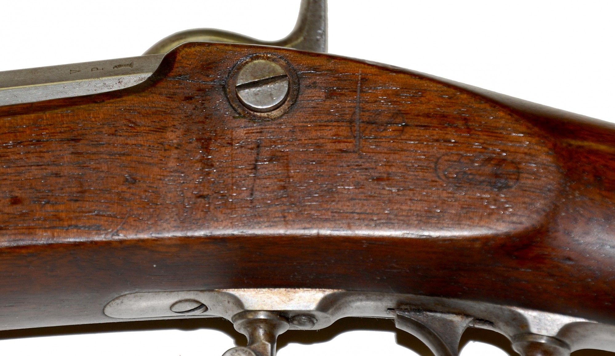 VERY FINE, SPRINGFIELD M1855 PERCUSSION RIFLE-MUSKET, DATED 1857 ...