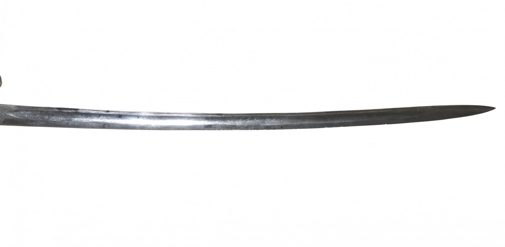 Civil war us navy officers sword etched blade & scabbard matching ...