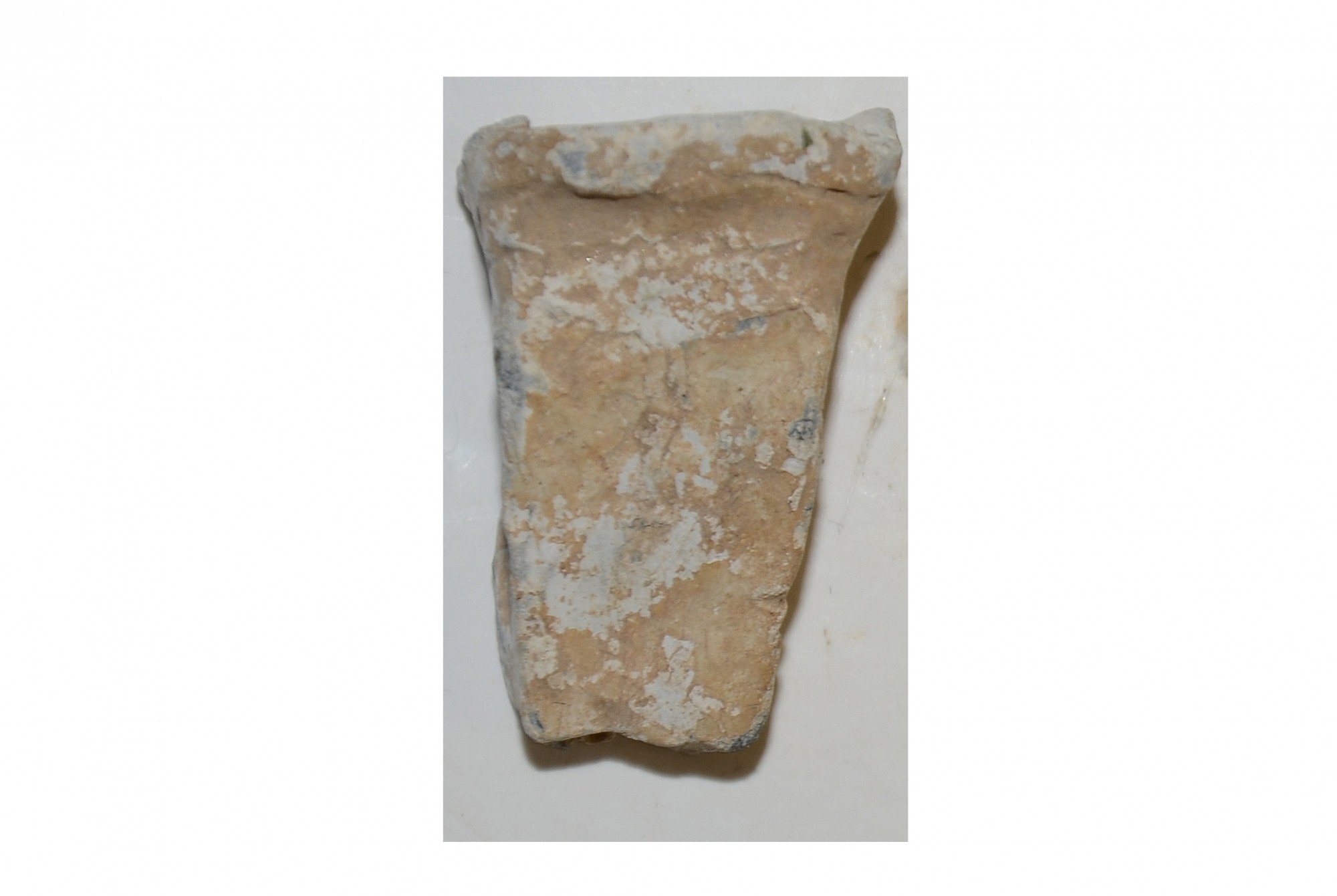 CARVED LEAD STOPPER, RECOVERED 2ND CORPS HOSPITAL SITE NEAR POND ...