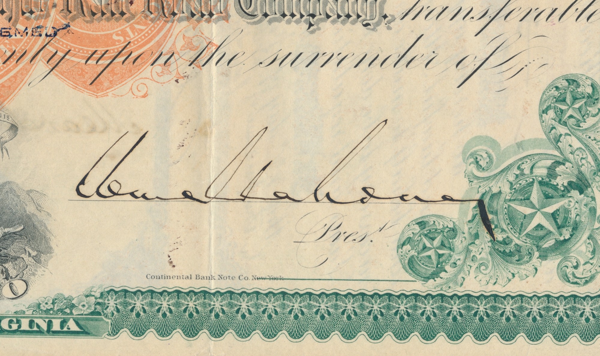 1876 DS CS MAJOR GENERAL WILLIAM MAHONE — Horse Soldier